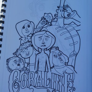 Coraline Coloring Book - Etsy
