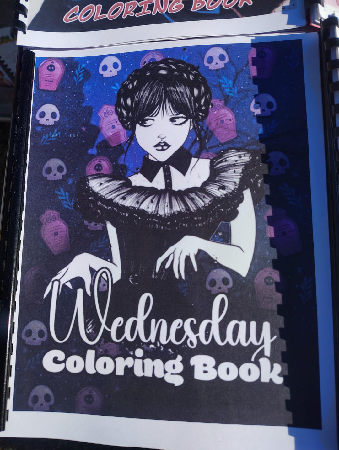Wednesday Addams Coloring Book - Etsy