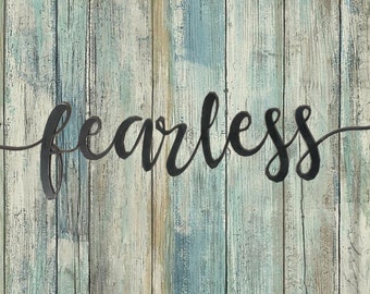 Be Fearless LED Sign for Home, Weddings, Special Occasions - Etsy