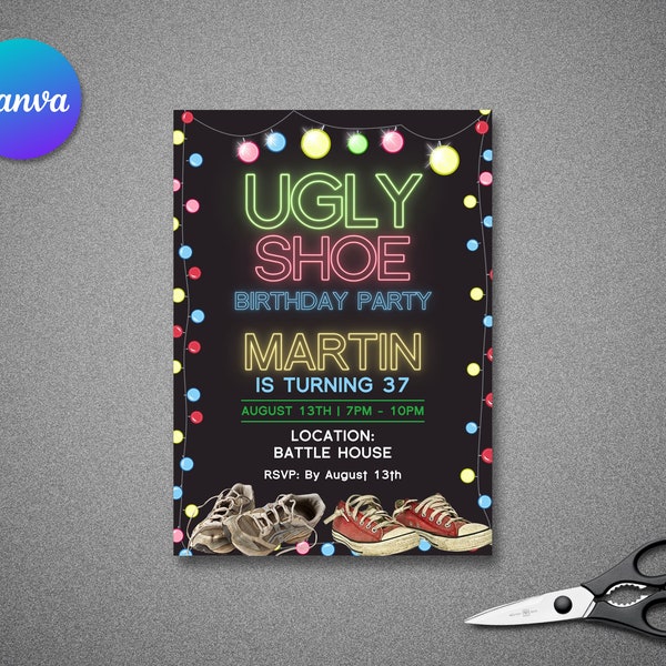 Jordan Shoes Party Invitation - Etsy