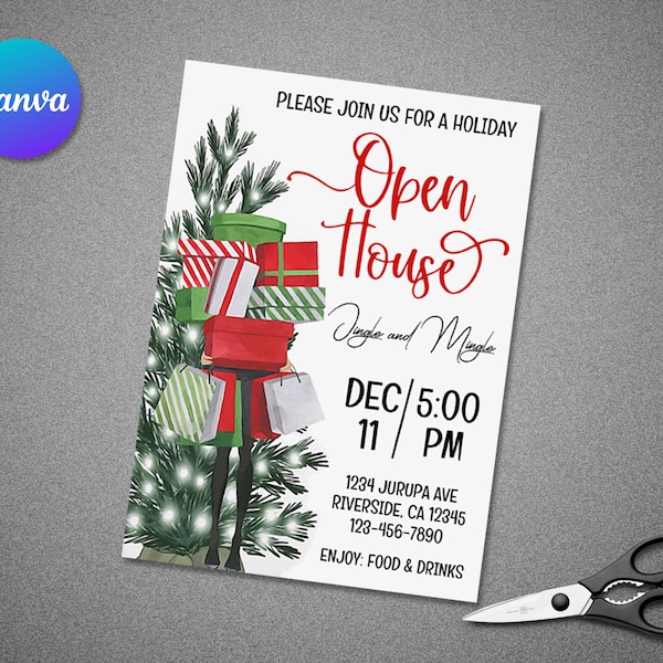 Holiday Open House Invitations - Etsy