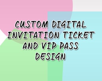 Vip Pass Invitation | Etsy