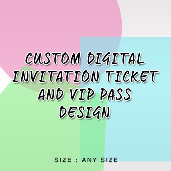 Vip Pass Invitation - Etsy