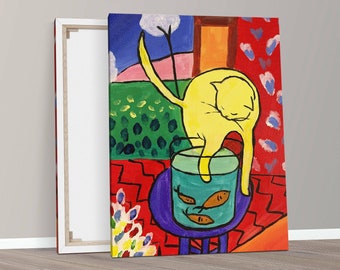Matisse Cat With Red Fish - Etsy