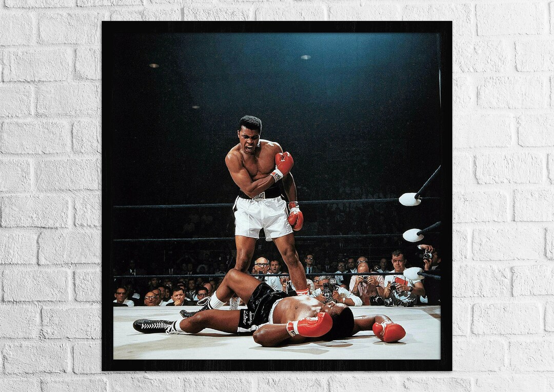 Muhammad Ali Vs Sonny Liston Poster Muhammad Ali Poster - Etsy Canada