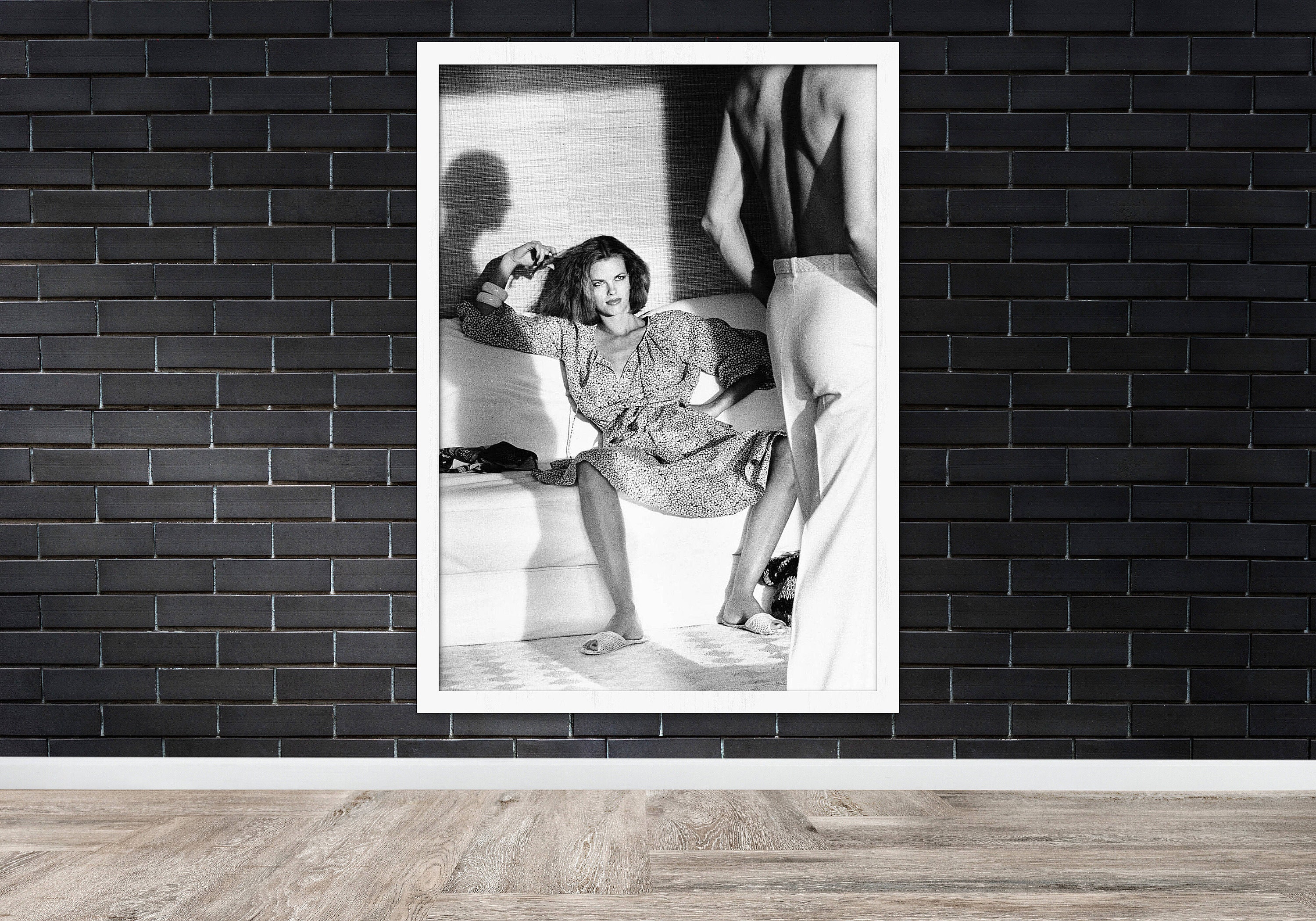 Helmut Newton Woman Examining Man Saint-tropez - Etsy