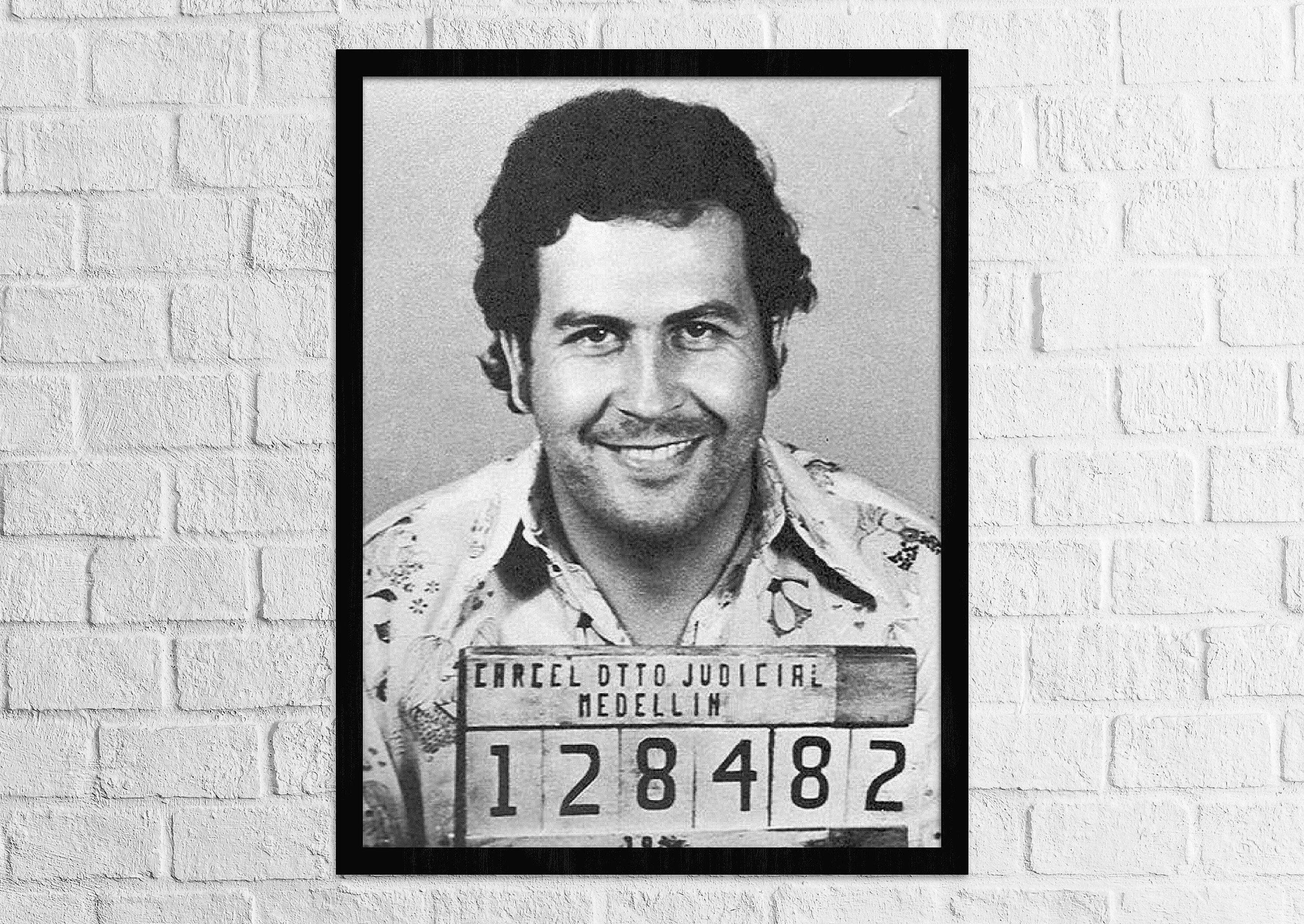 Pablo Escobar Mugshot Pablo Escobar Poster Pablo Escobar - Etsy UK