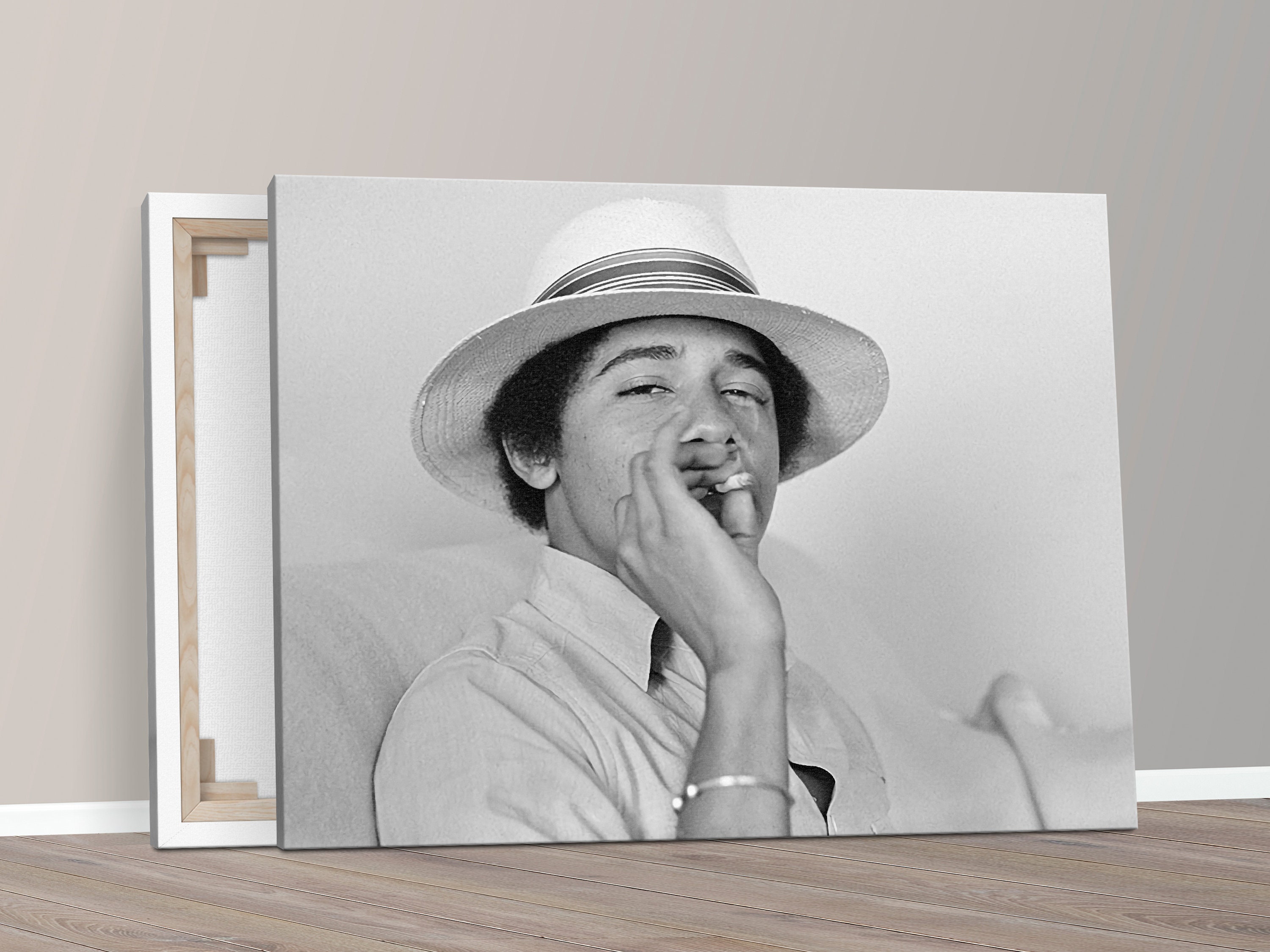 Obama Smoking Weed Poster