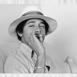 Barack Obama Poster Weed Print Barack Obama Smoking Weed - Etsy