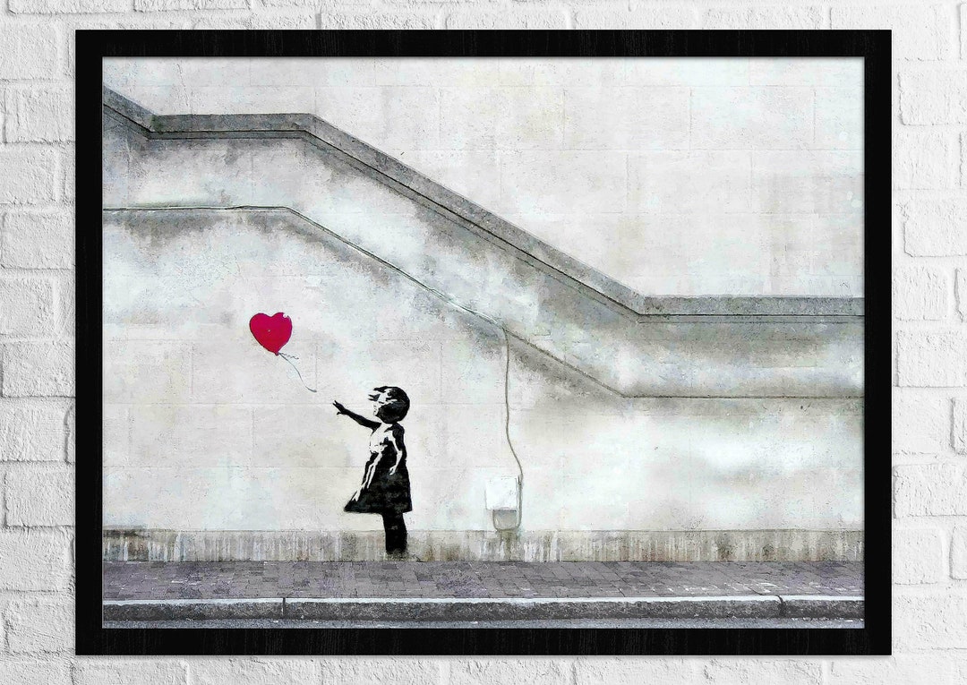 Banksy Balloon Girl Poster Balloon Girl Poster Banksy Prints - Etsy