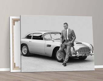 James Bond 007 Canva - Etsy