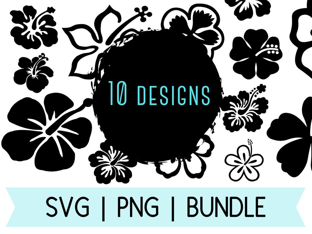 Hibiscus SVG: Exquisite Floral Design Bundle for Creative Projects ...