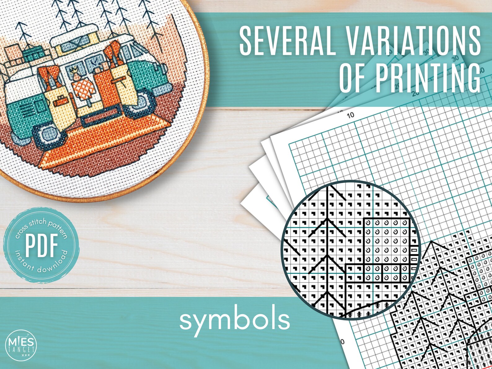 Cross Stitch PDF Downloadembroidery Patterninstant Pattern - Etsy