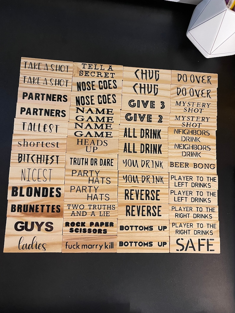 Custom Drunk Tower Blocks - Etsy