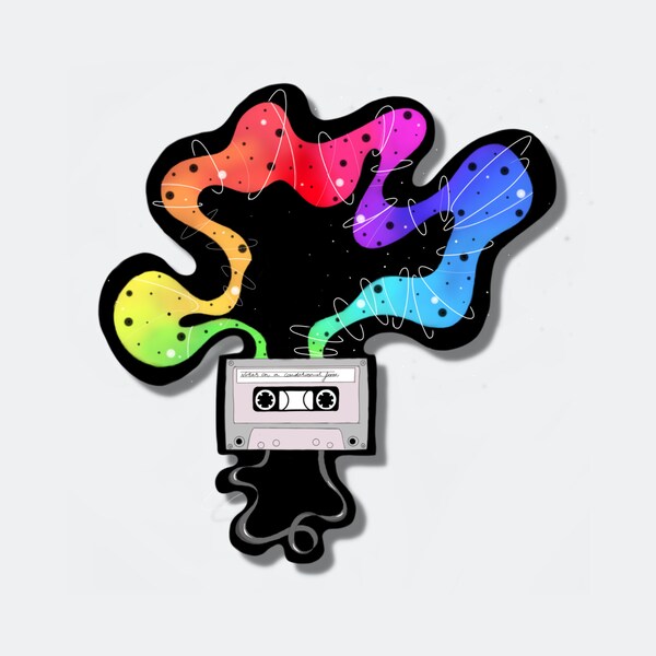 Cassette Tape Label Sticker - Etsy