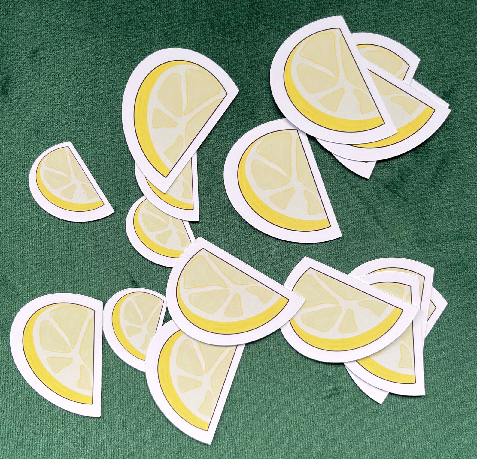 Sticker Lemon Slice M Glossy sticker stickers planner | Etsy