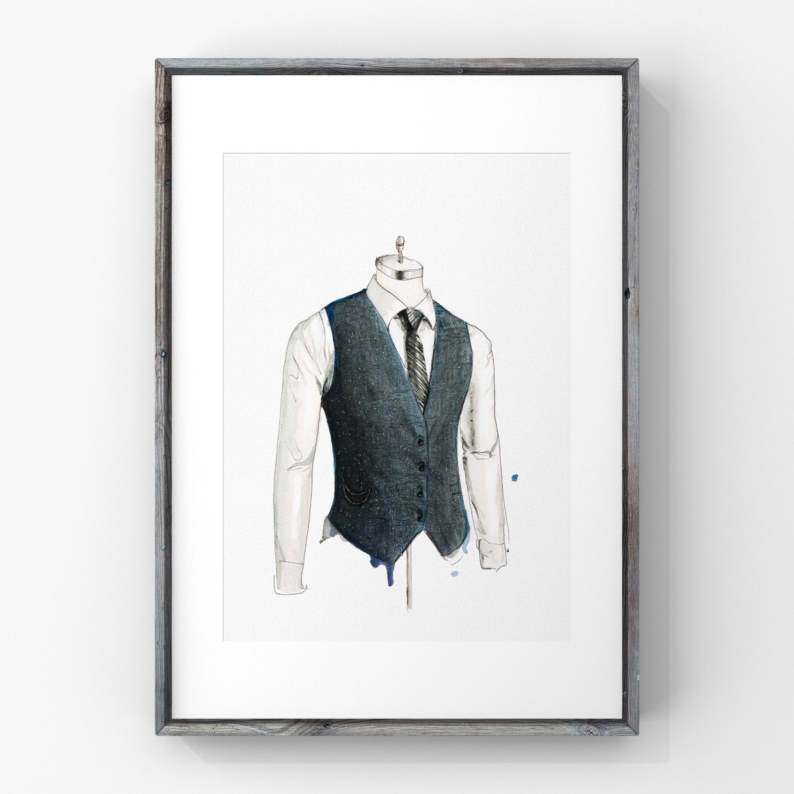 Menswear Art Print Fashion Wall Art Suit Art Print Mens - Etsy