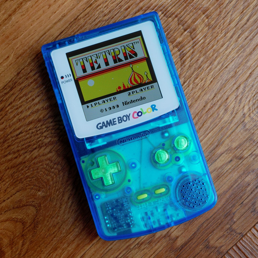 SERVICE Prestige IPS Q5 Modded Gameboy Color (colour) With New Buttons ...