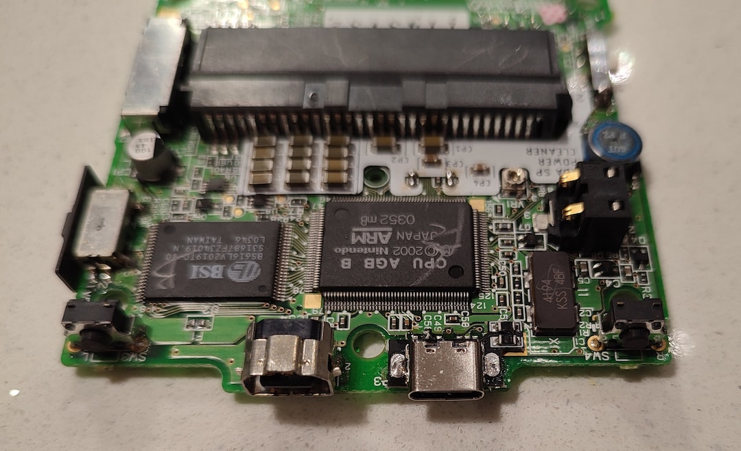 Gameboy Advance SP Usbc Type C Mod With 3D Printed GBA SP and Power ...
