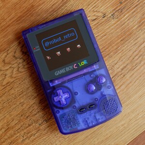 Prestige IPS Q5 Modded Gameboy Color (colour) With New Buttons, Shell ...