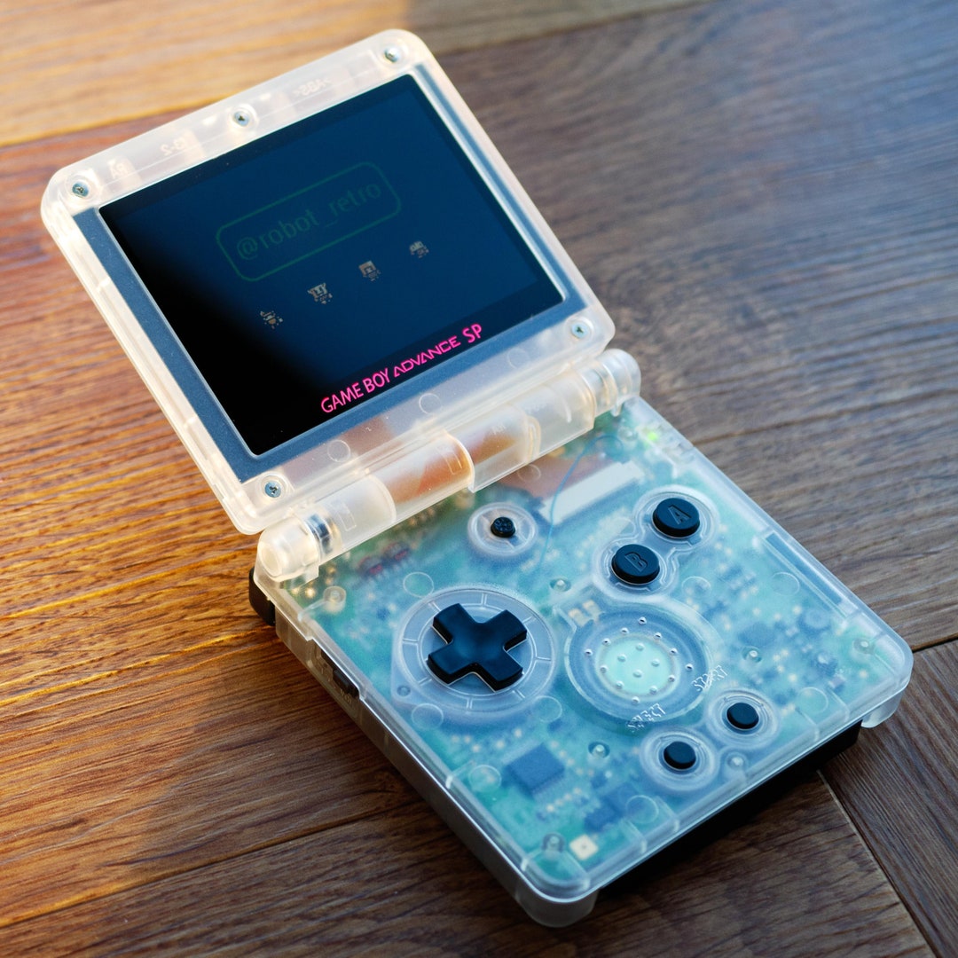 Prestige IPS Modded Gameboy Advance SP With New Buttons, Shell, IPS ...