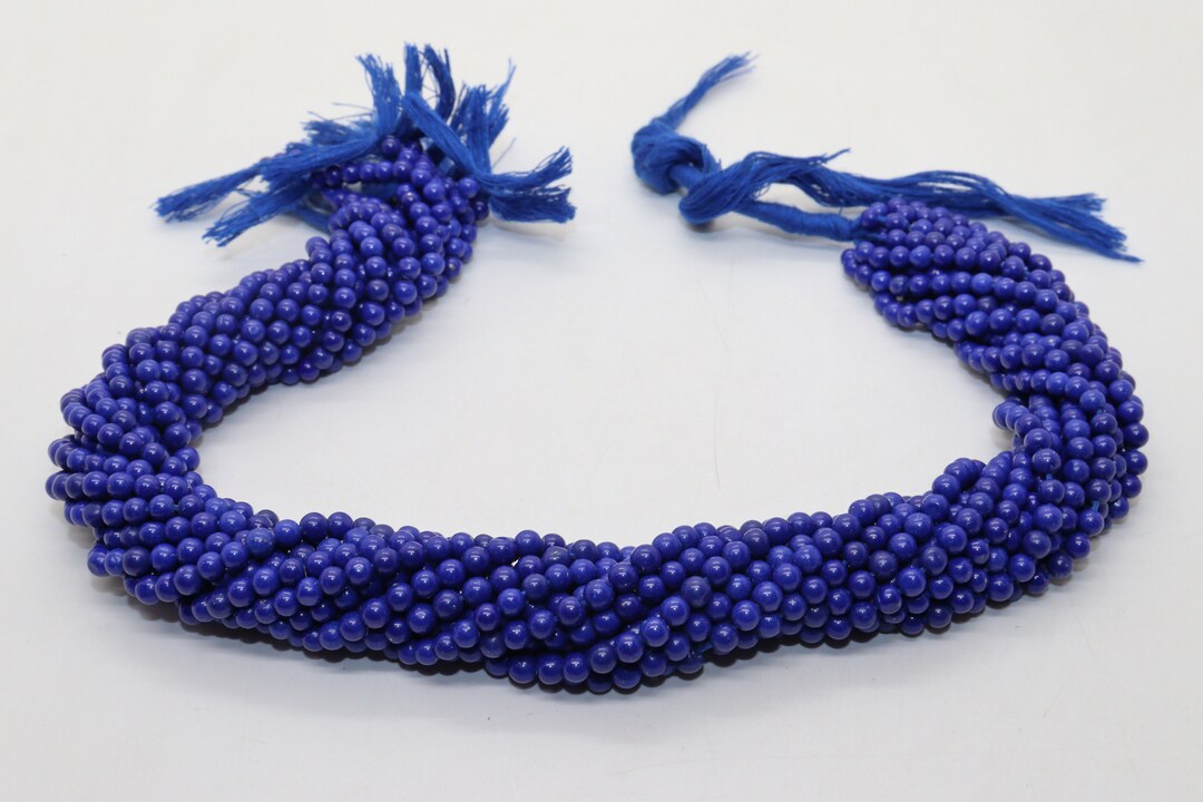 AAA Lapis Lazuli Plain Round Shape Beads | 4MM Lapis Lazuli Beads ...