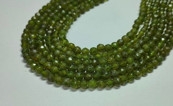 Natural Vessonite Faceted Round Beads Vessonite Faceted Beads - Etsy