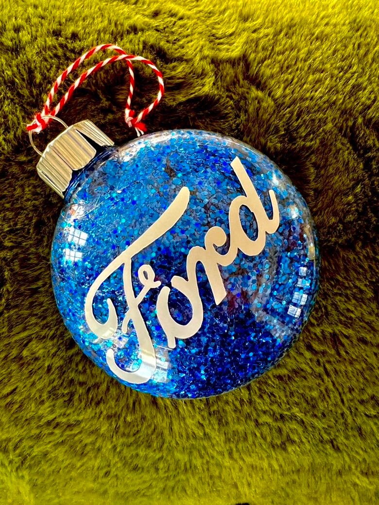Ford Logo Christmas Ornament - Etsy