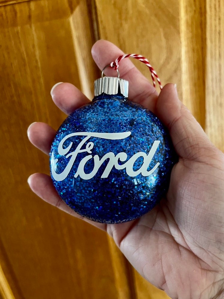 Ford Logo Christmas Ornament - Etsy
