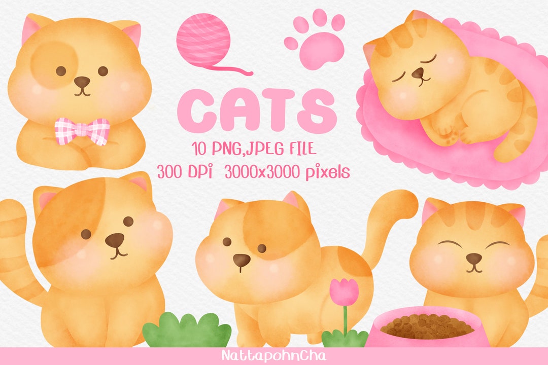 Kittens, Cat PNG, Pets Clip ,kitten Clipart, Cat Clipart, Cute Cat ...