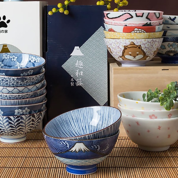 Japanese Rice Bowls - Etsy