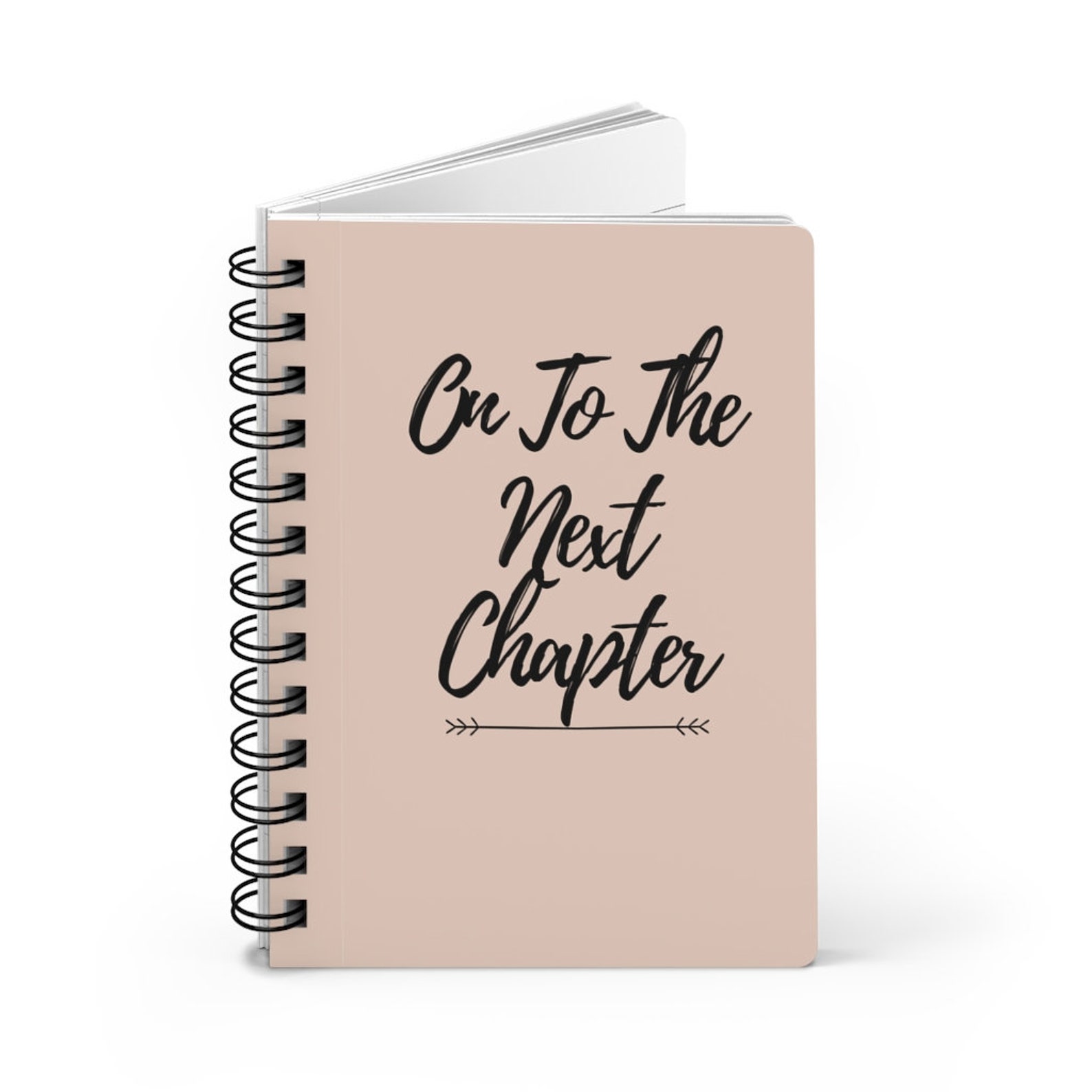 On to the Next Chapter Spiral Bound Journal Motivational - Etsy