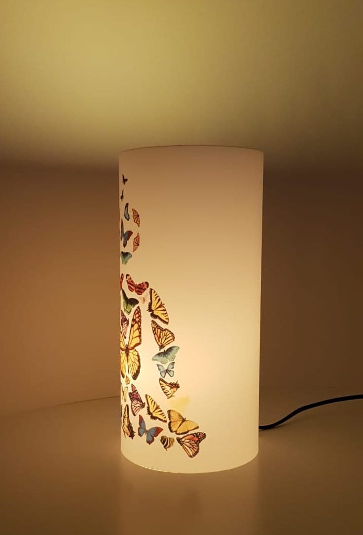 Collage Op Lamp Vlinderboeddha - Etsy