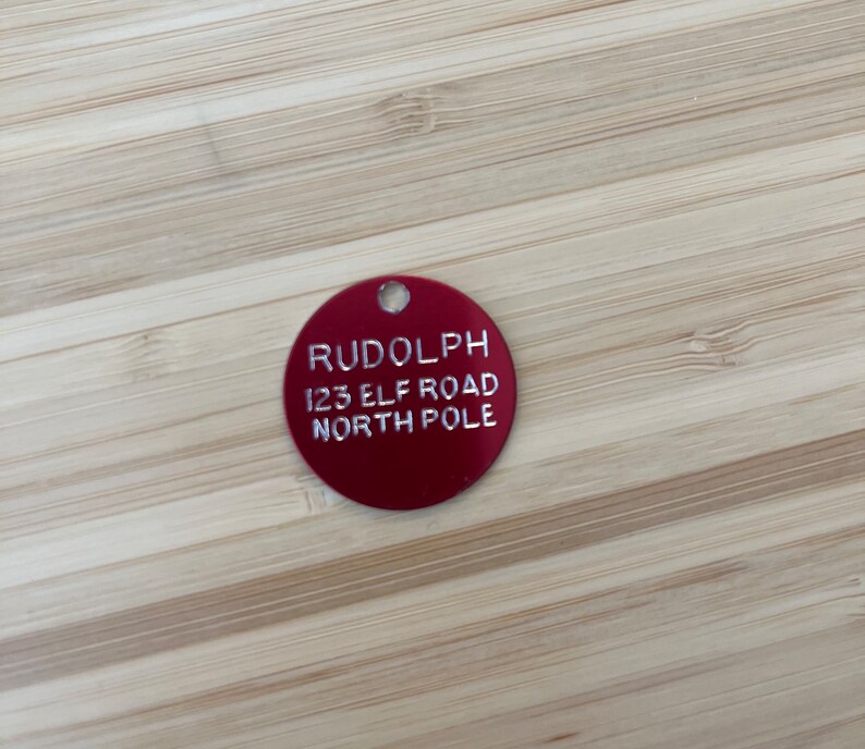 Rudolph's Lost Name Tag Personalized Letter From Santa - Etsy