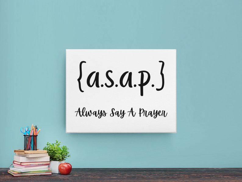 ASAP Always Say A Prayer SVG Clipart dxf png jpg svg | Etsy
