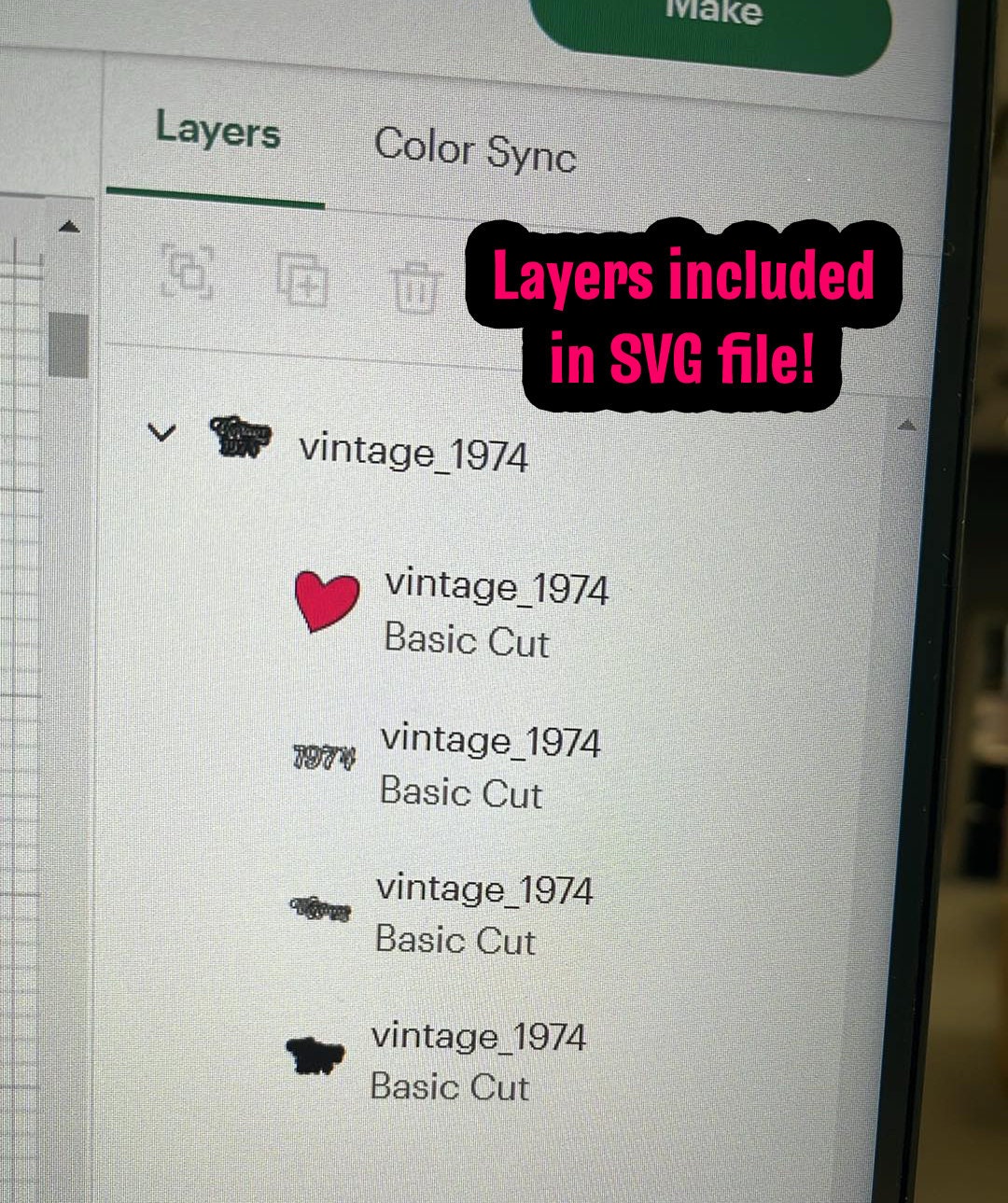 Vintage 1974 SVG PNG Design - Born in 1974, 50th Birthday Cut File for ...