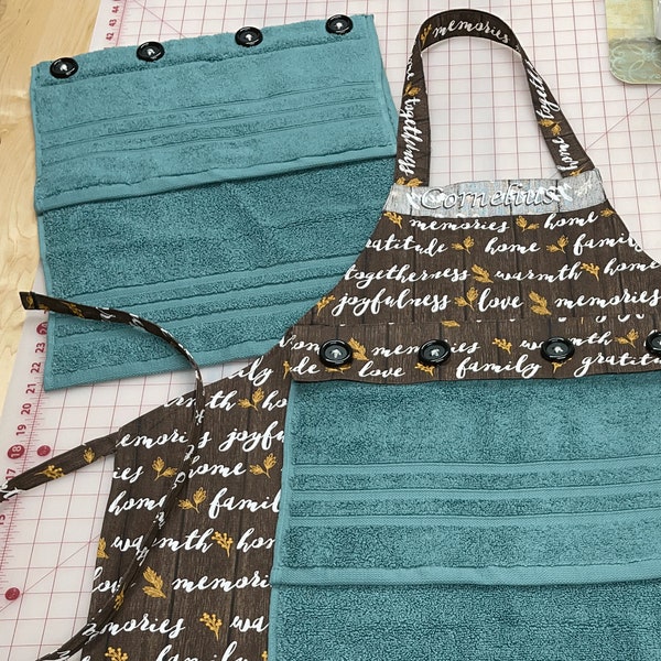 Apron With Towel Attached - Etsy