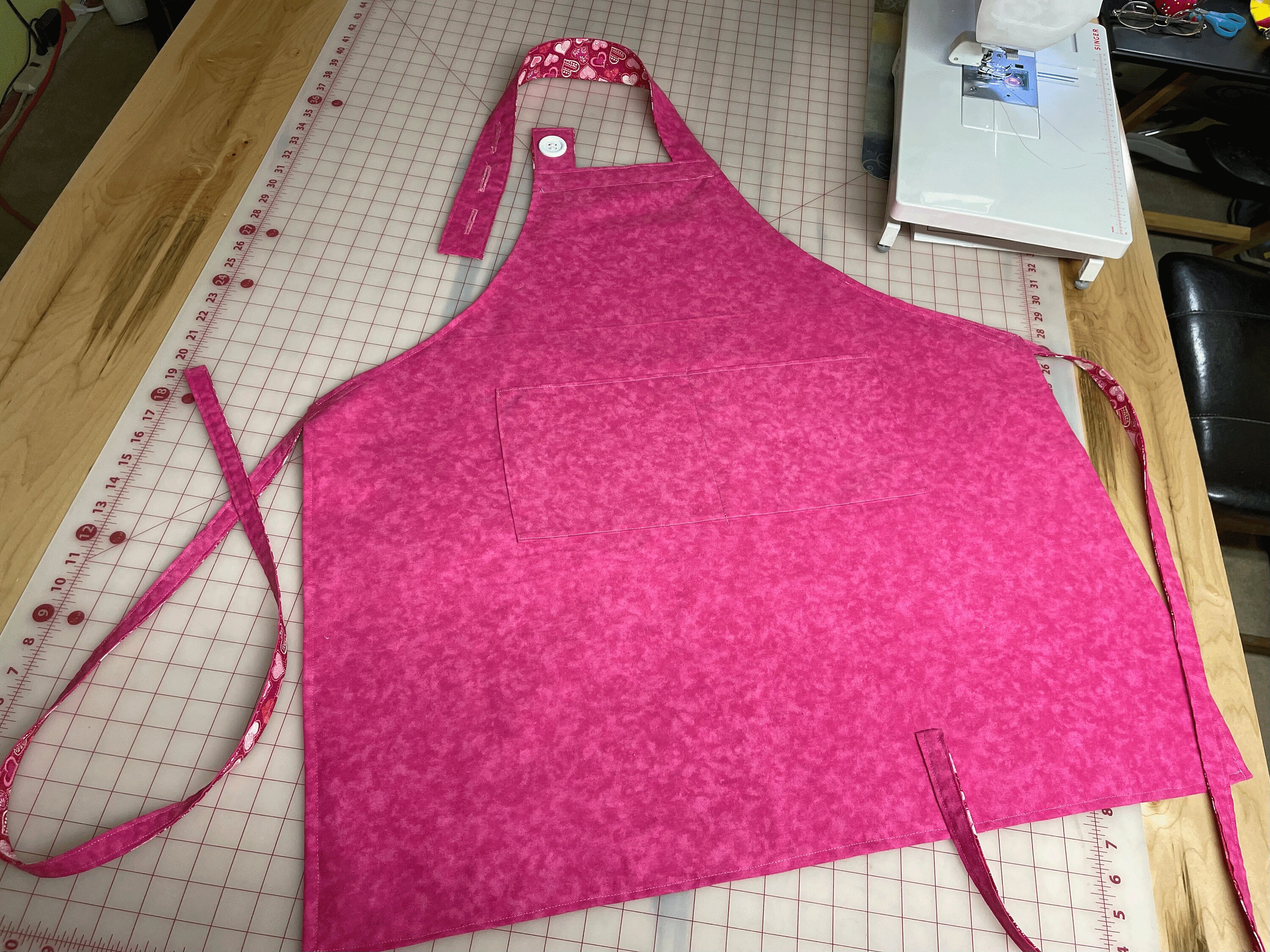 REVERSIBLE COTTON APRONS Handmade English-styled Canvas W/ - Etsy