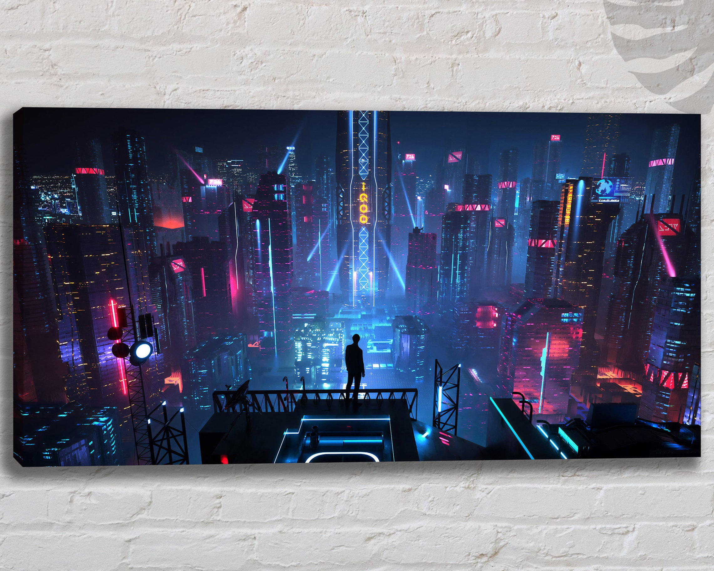 Cyberpunk 2077 Poster Canvas Wall Artwork Cyberpunk 2077 Art | Etsy