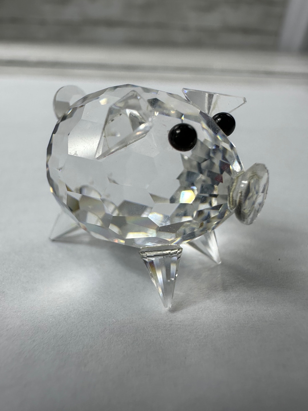Crystal Swarovski Original Figure Faceted PIG Mint 1/2 Inch - Etsy