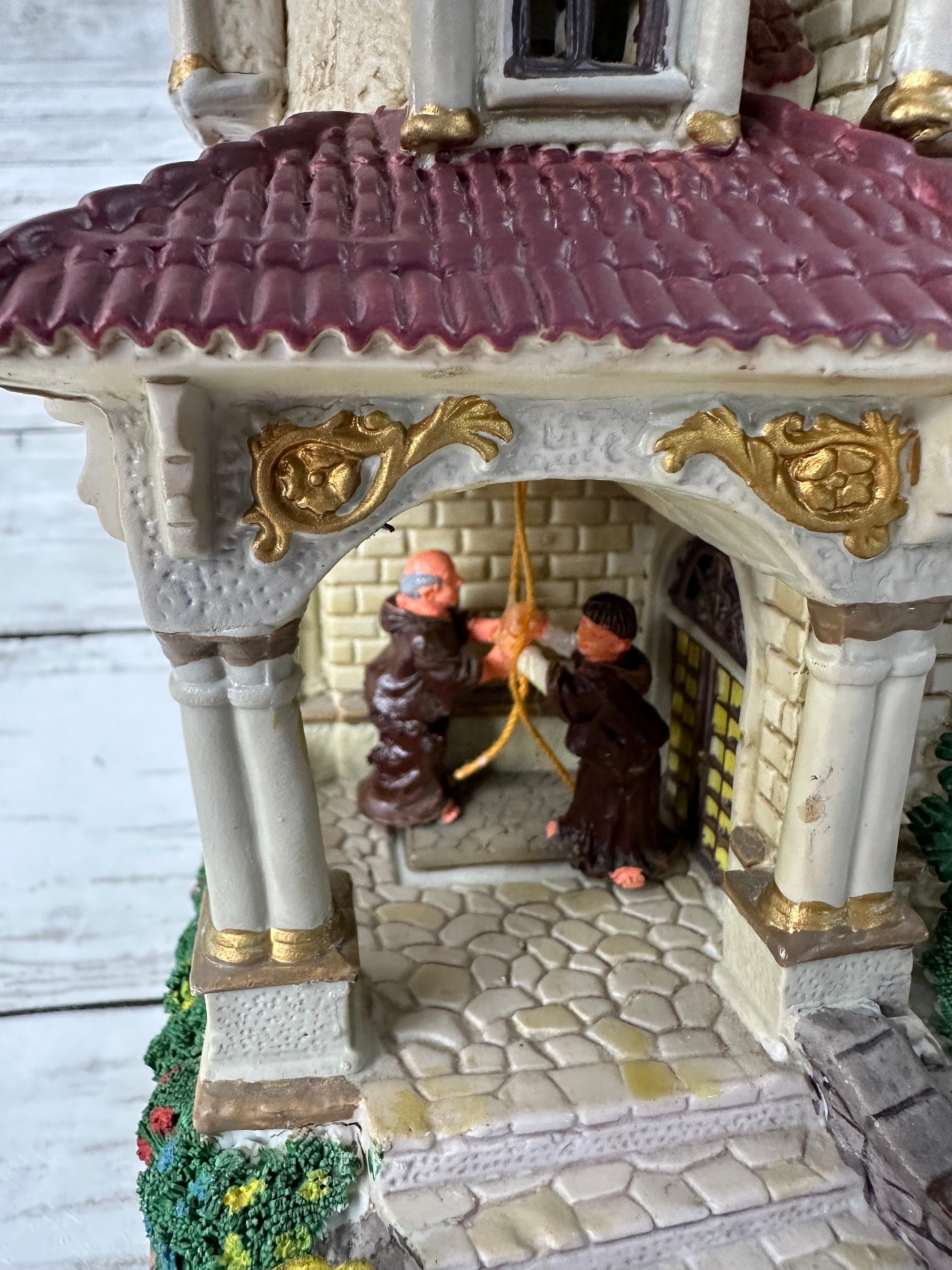 Rare Lemax Heritage Park Clock Tower Lights Animation Clock (READ) AS ...