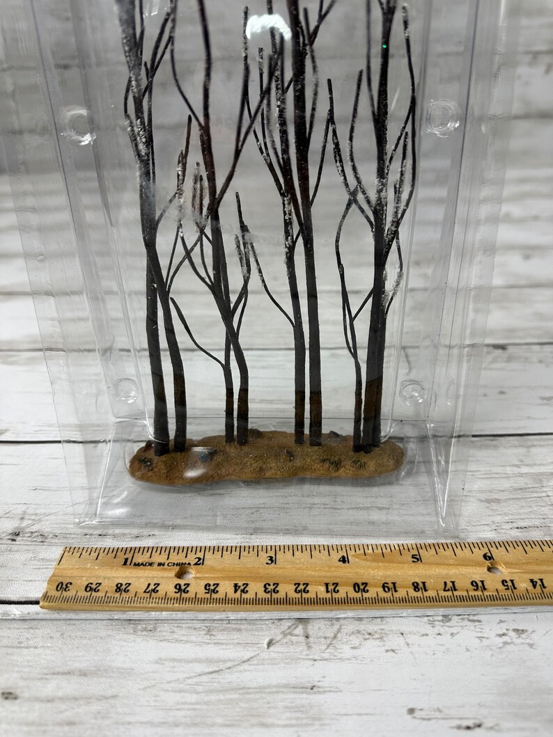 CHRISTMAS VILLAGE TREES Stand of the Sycamore Enchanted Forest Lemax 11 ...