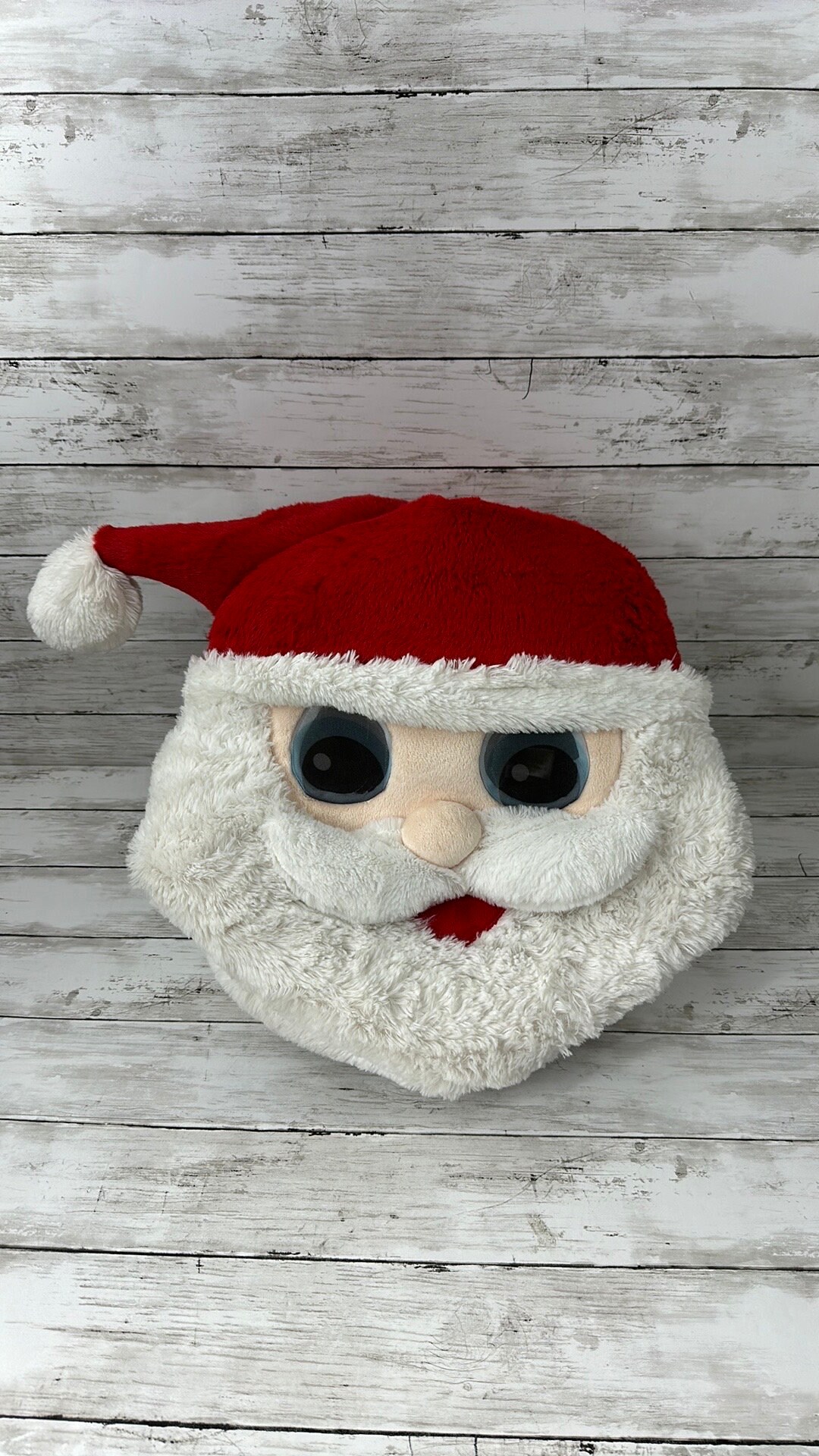 Santa Claus Big Head Costume Head Only Plush Oversized Large Christmas ...
