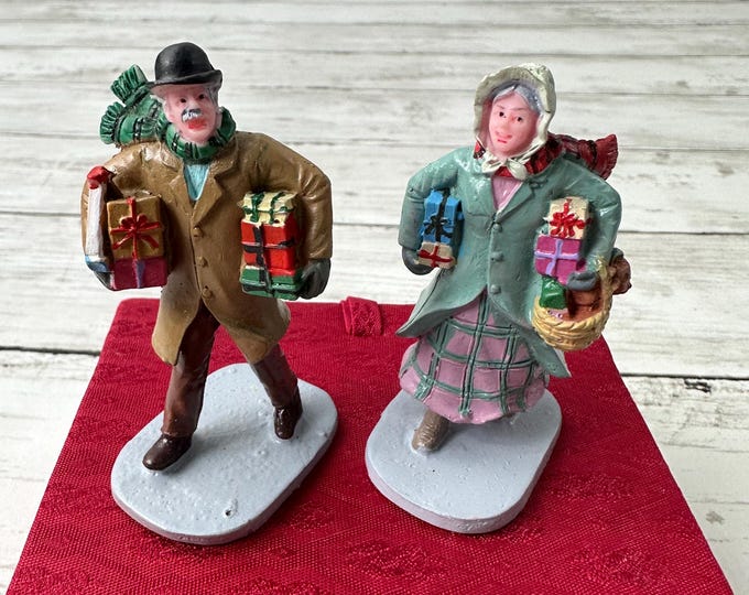 Lemax Caddington Village Gifts for Grandchildren Set of 2#22143 - Etsy