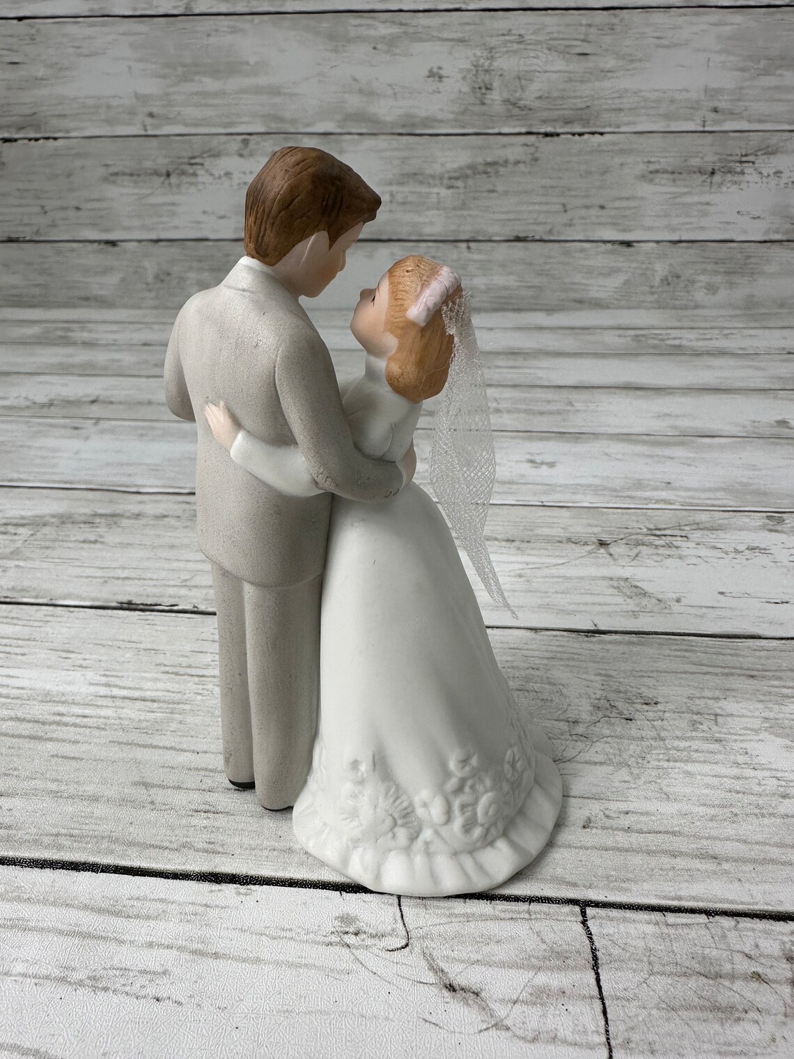 LEFTON BRIDE & GROOM Wedding Cake Topper Vintage 1985 - Etsy