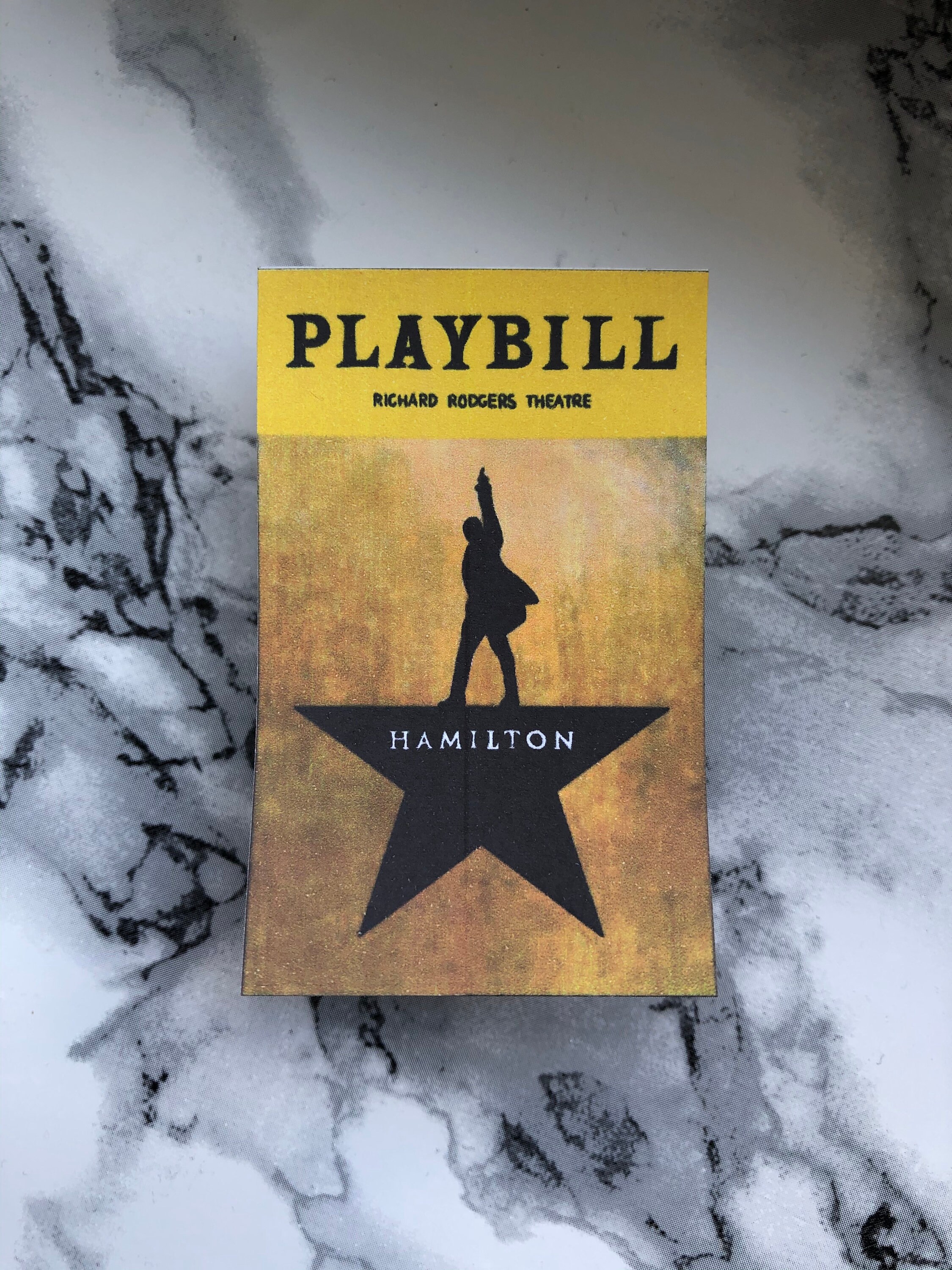 Hamilton Playbill Sticker Etsy Hamilton Playbill Sticker Etsy