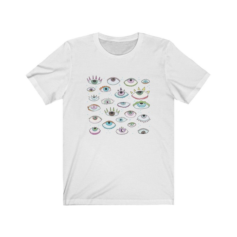 Evil Eye Tee, Boho T-shirt, Graphic Tee, Women's T-shirt, Artsy T-shirt ...