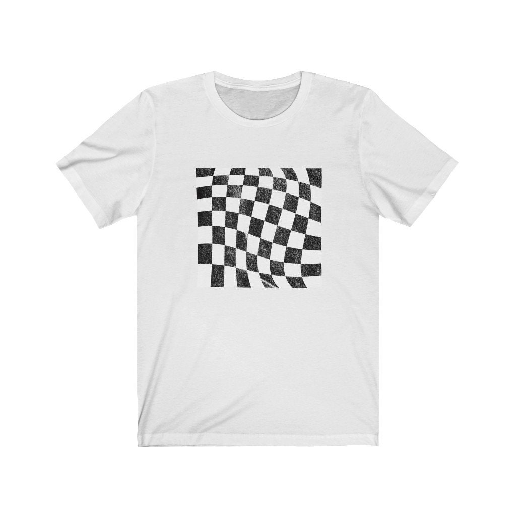 Checkered Shirt unisex tshirt checkered flag fast cars | Etsy