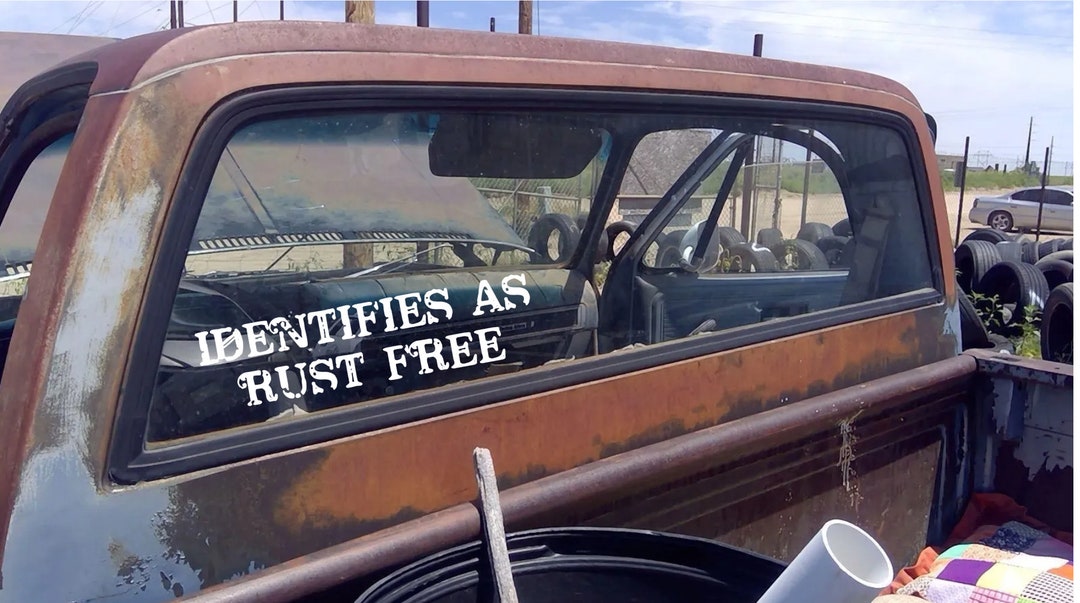 Identifies as Rust Free - Decal for Window, Laptop, Cell Phone, Locker ...