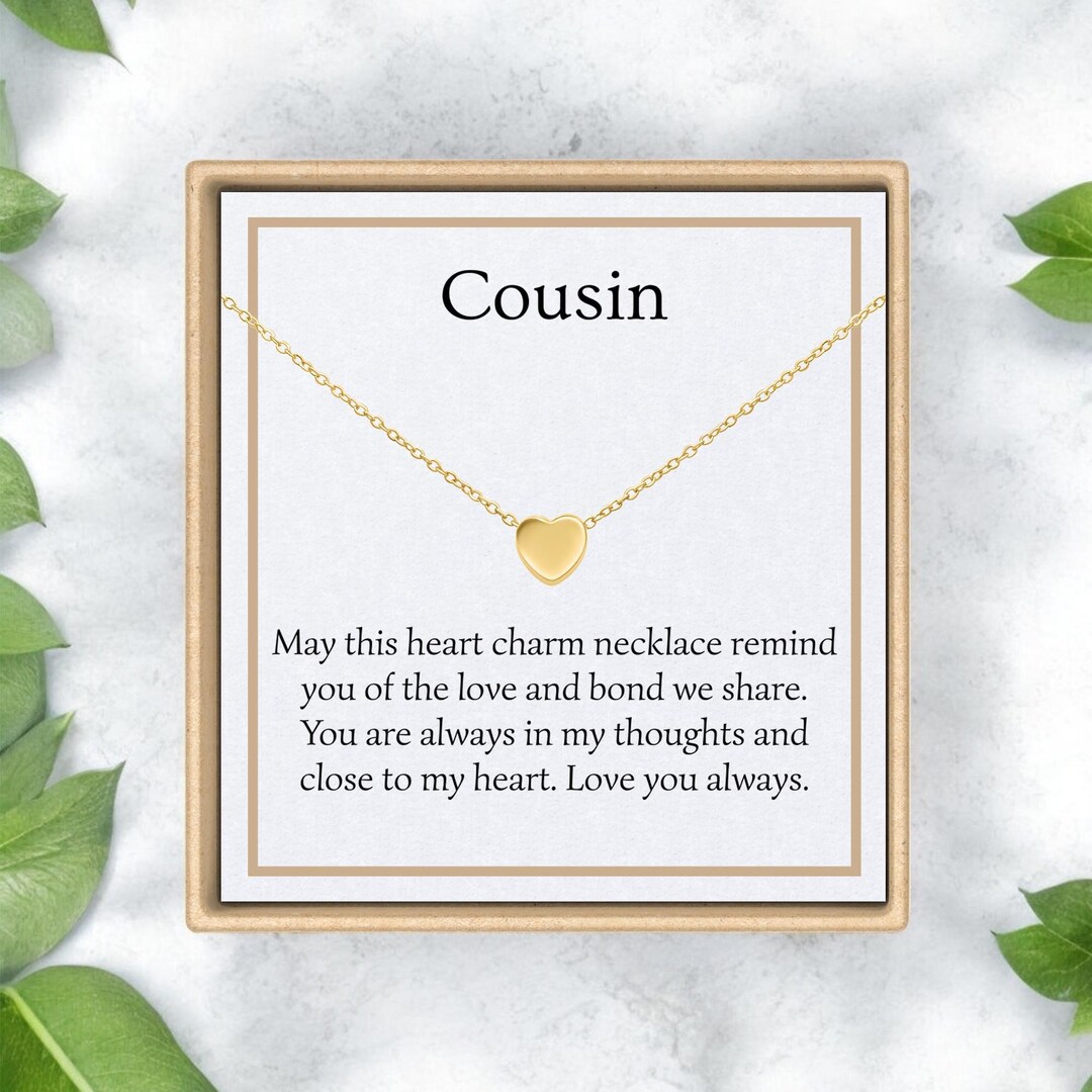 Cousin Gift Meaningful Necklace Gift for Cousin Birthday Gift Christmas ...
